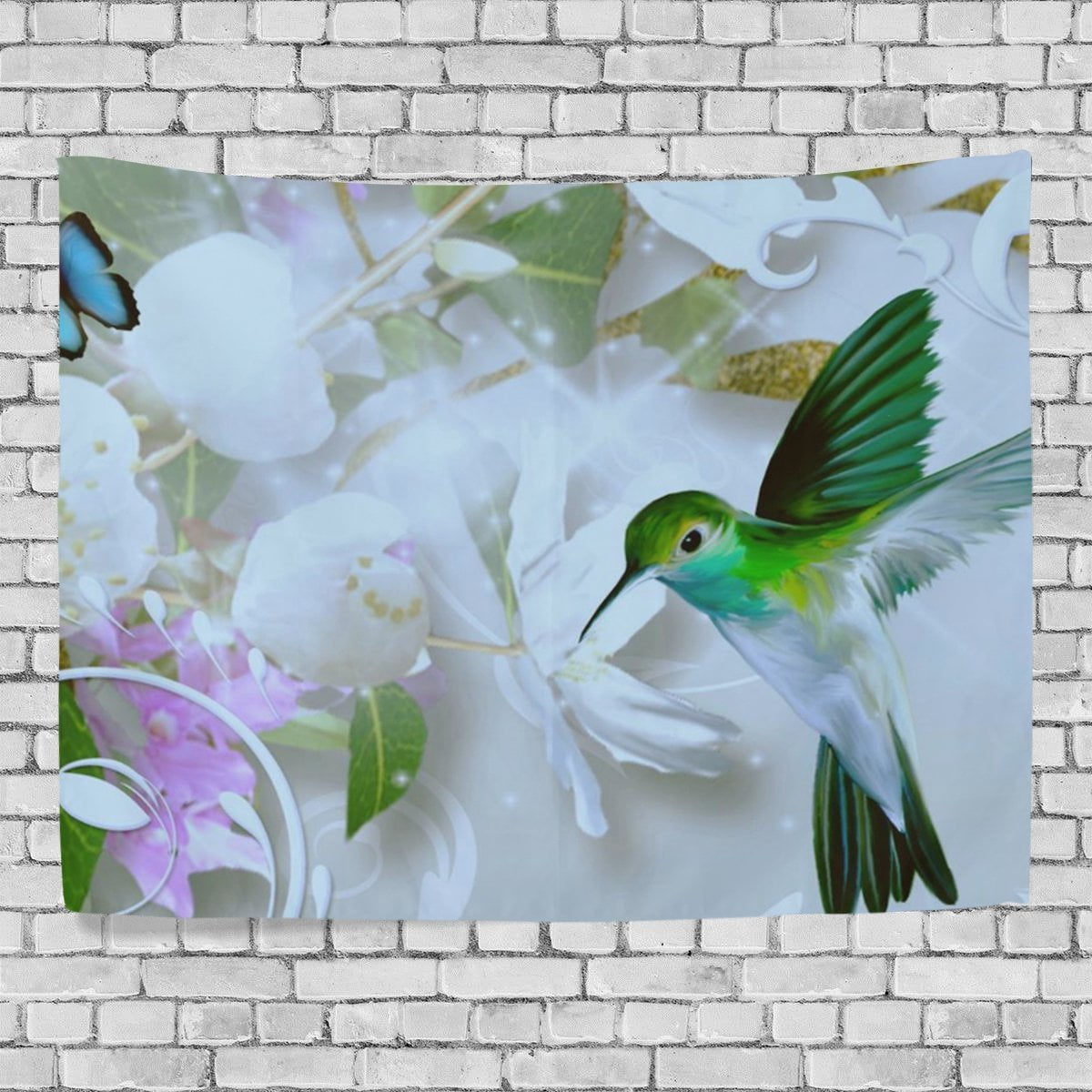 MYPOP Hummingbird Tapestry Wall Decor Living Room Dorm Tapestries 60 x ...