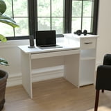 White Computer Desk with Shelves and Drawer - Walmart.com