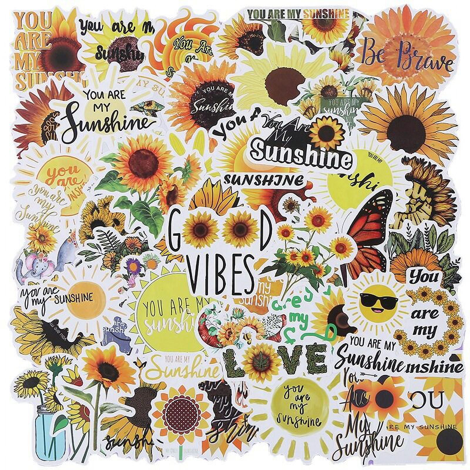 Click here for Pangjifa 50pcs Sunflower Stickers Decals  You Are... prices