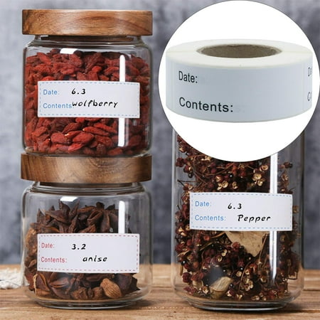 500x Food Storage Stickers Freezer Refrigerator for Restaurant Kitchen ...