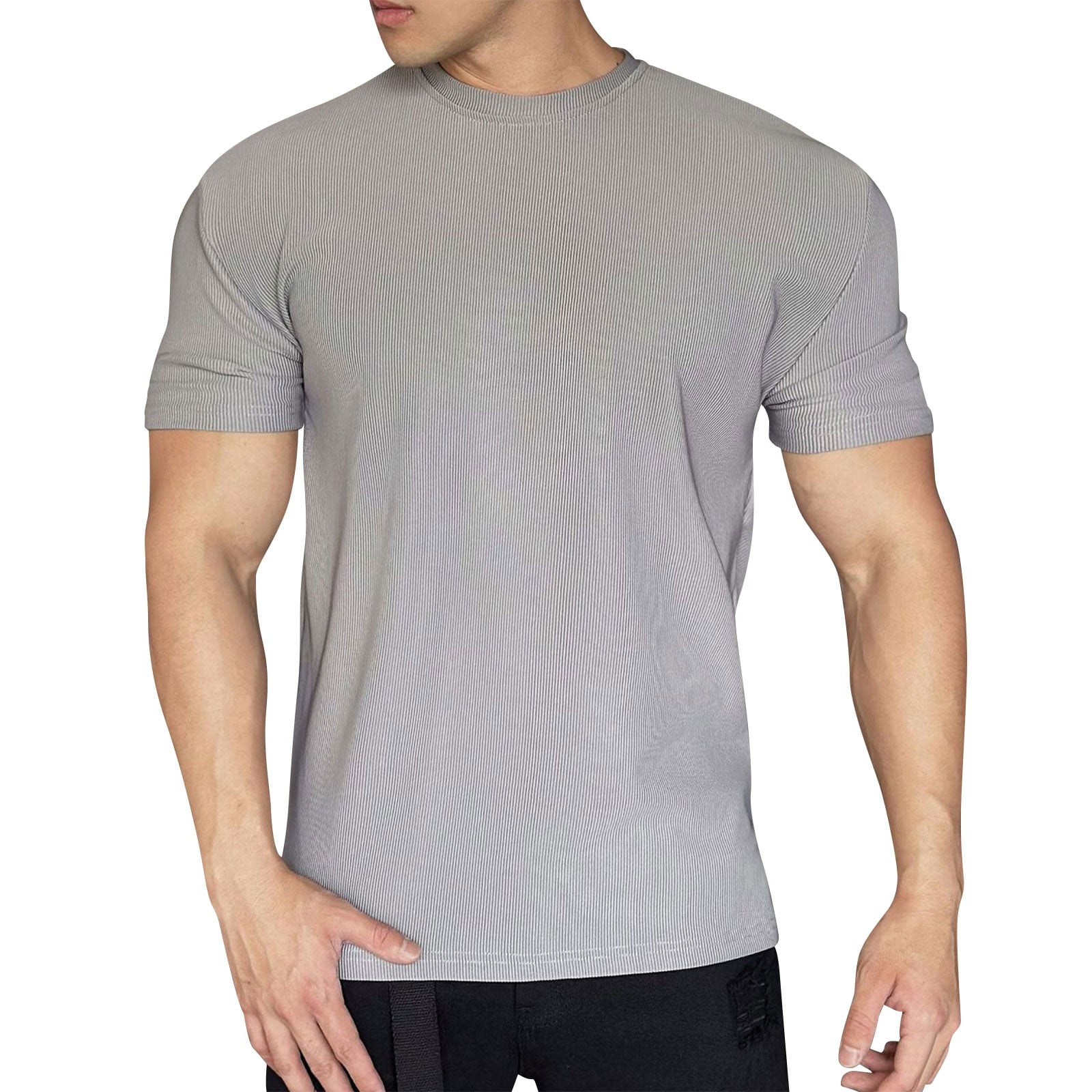 Click here for Cfhntfmh Mens Athletic Workout Shirts Basic Solid... prices