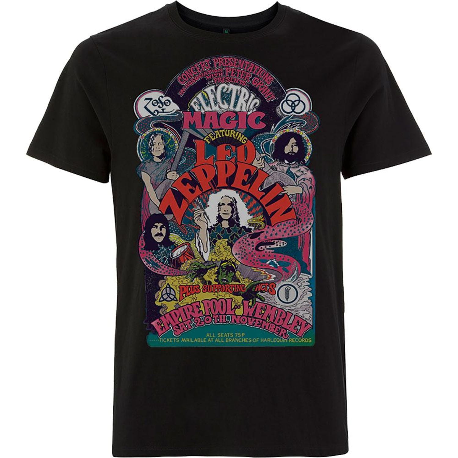 Click here for Led Zeppelin Adult Full Colour Electric Magic T-Sh... prices