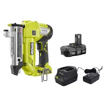 RYOBI 18V ONE+ Airstrike Electric Brad Nailer, 18-Gauge, Battery Powered, Tool Only - Walmart.com