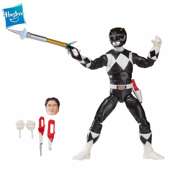 Hasbro Power Rangers Black Ranger Genuine Anime Figures Active Joint ...