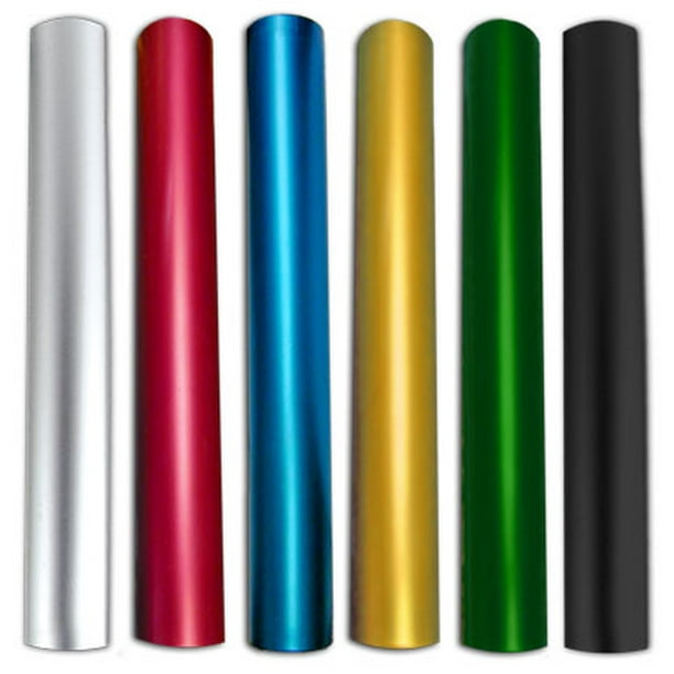 Cannon Sports Aluminum Track Relay Baton - 6 Piece Assorted Colors ...