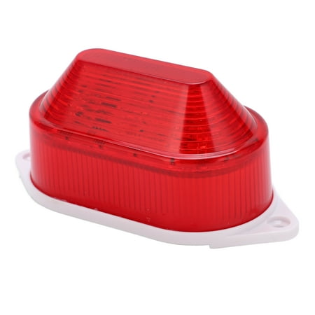 Red LED Warning Light, Durable Highlight Siren Sound Warning Signal ...