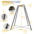 G TALECO GEAR Sensory Swing with Stand and Pod Swing, X-Shaped Swing ...
