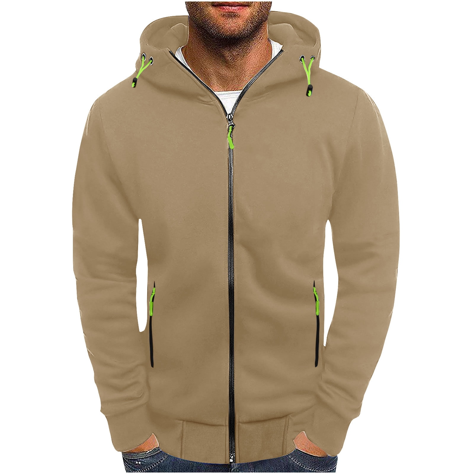 Click here for Jalioing Mens Hoodies Fall Winter Casual Full Zip... prices
