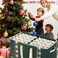 Christmas Ornament Storage Box with Adjustable Dividers,Christmas ...
