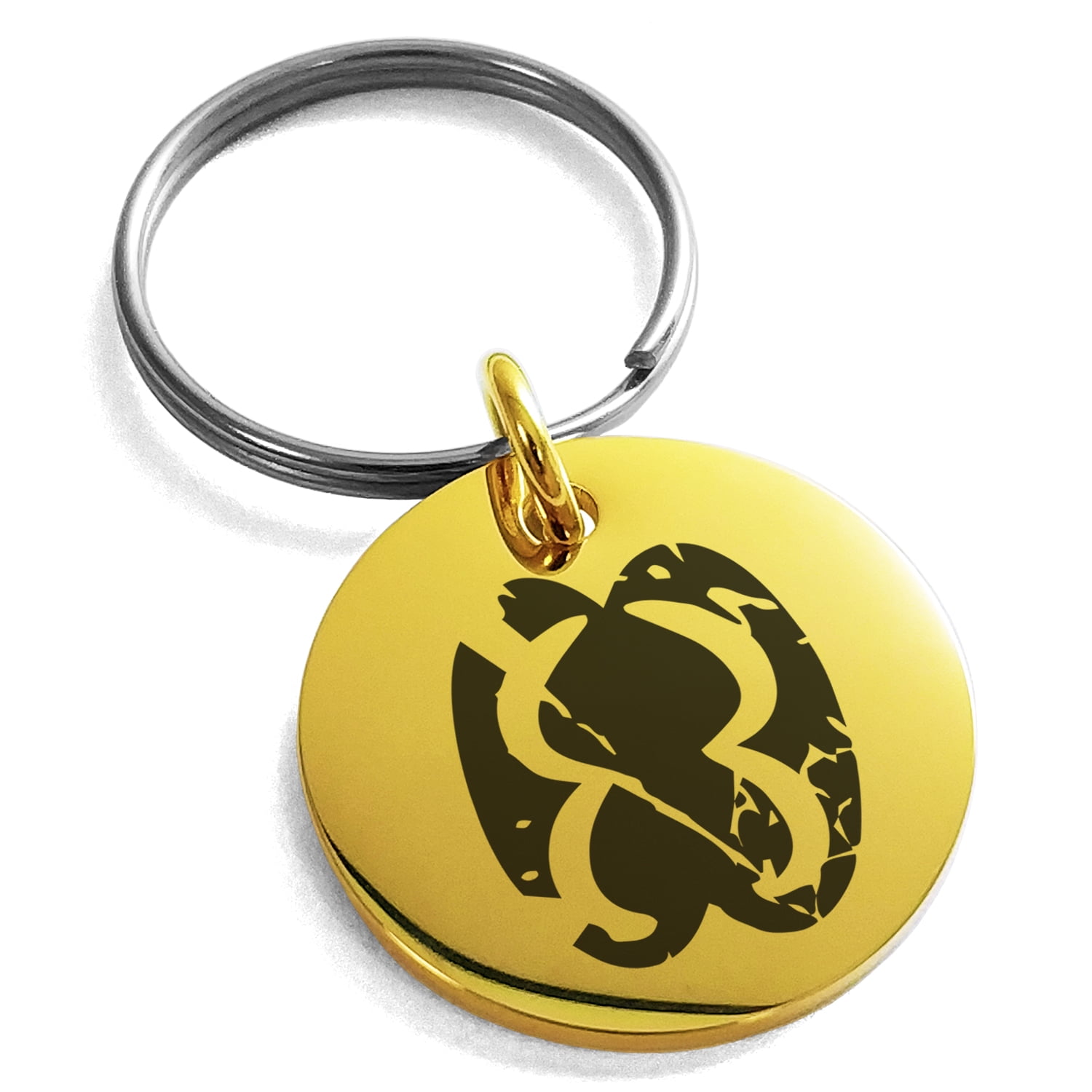 Stainless Steel Ancient Tribal Unity Rune Engraved Small Medallion ...