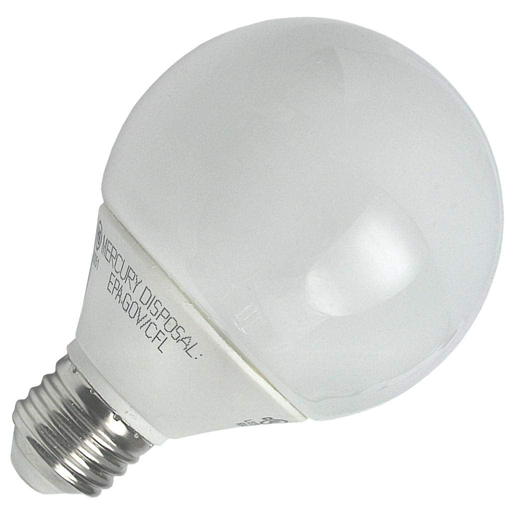 GE 89629 - FLE11/2/G25XL Globe Screw Base Compact Fluorescent Light ...