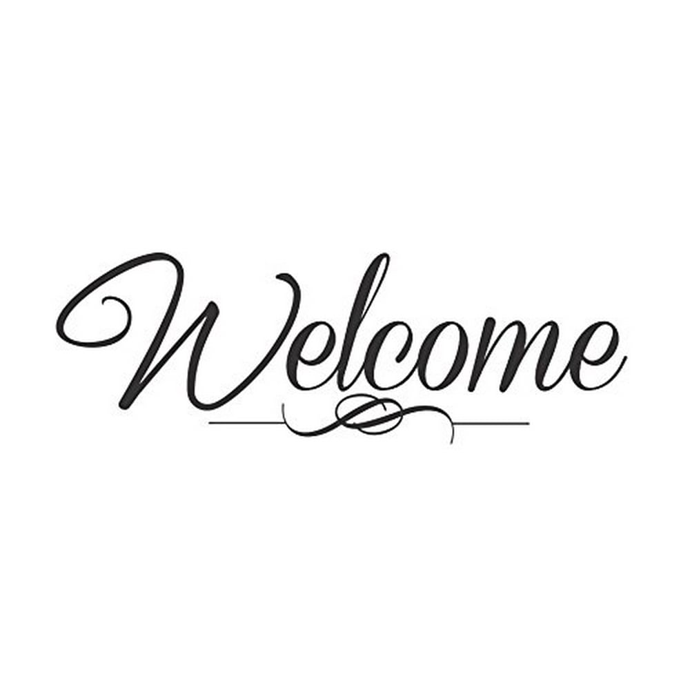 Wall Decor Plus More WDPM3914 Welcome Sticker for Front Door Modern ...