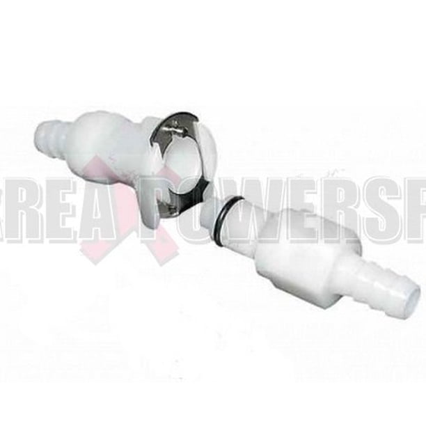 Fuel Gas Line Quick Connect Disconnect 1/4" Motorcycle ATV Dual Shut ...