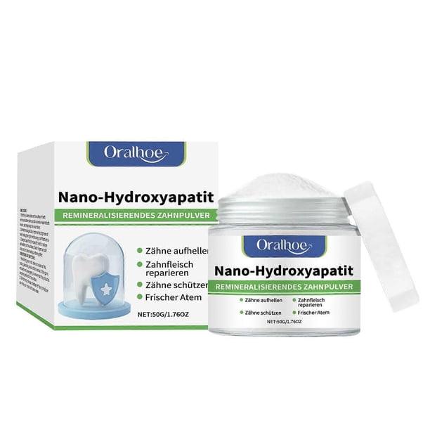 Nanos Hydroxyapatite Powder for Tooth Whitening Sensitive Teeth ...