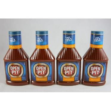 Open Pit Barbecue Sauce, Original, 18 Ounce (Pack of 6) - Walmart.com
