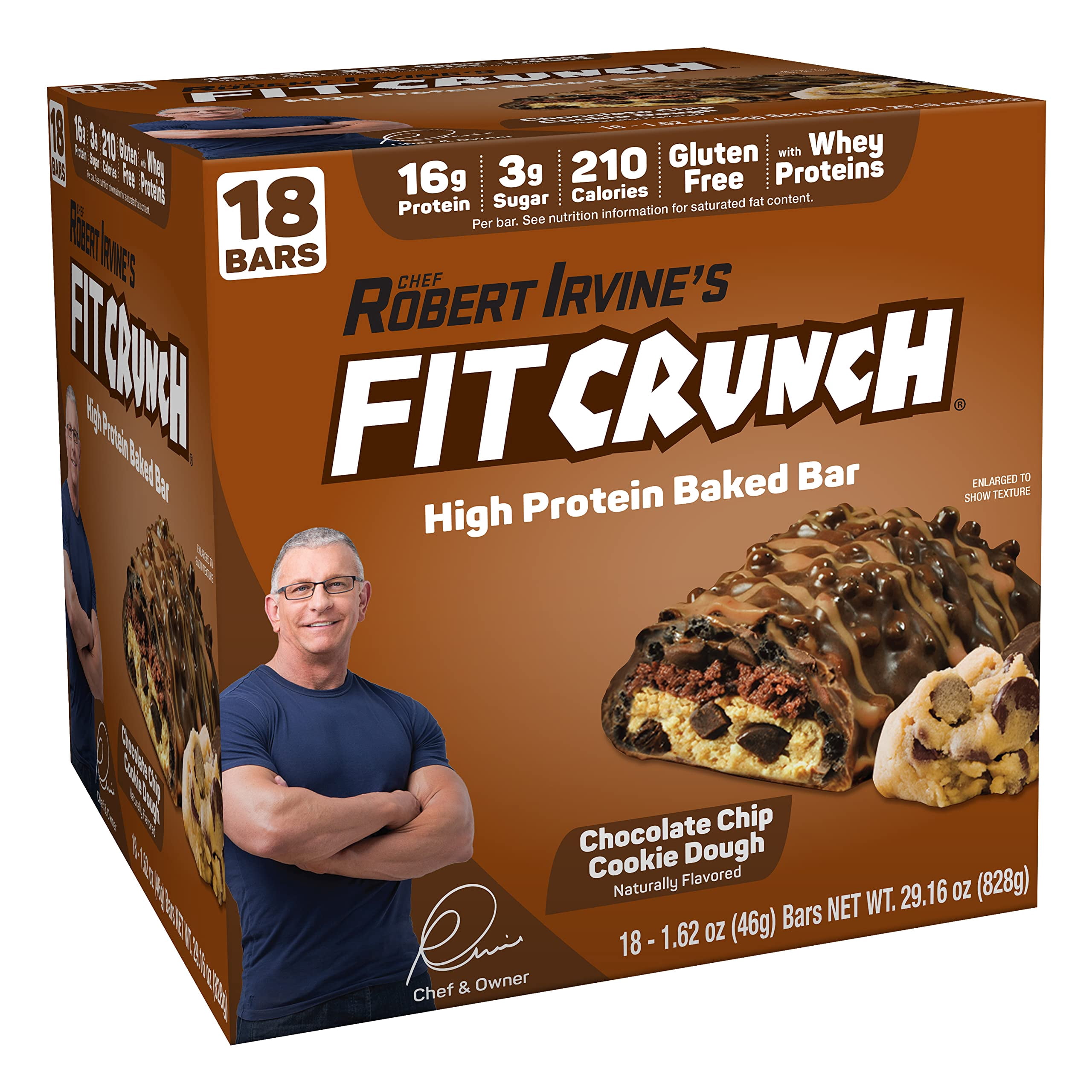 FITCRUNCH Snack Size Protein Bars, Designed by Robert Irvine, World’s ...