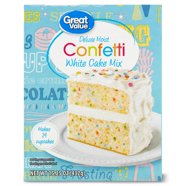 Great Value Deluxe Moist Yellow Cake Mix 15.25 OZ Box - Walmart.com