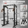 RitFit M1 Pro Smith Machine with Cable Crossover System, Multi-Function ...