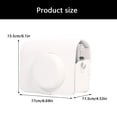 Camera Protective Shell Bag PU Leather Cover Large Compartment Storage ...