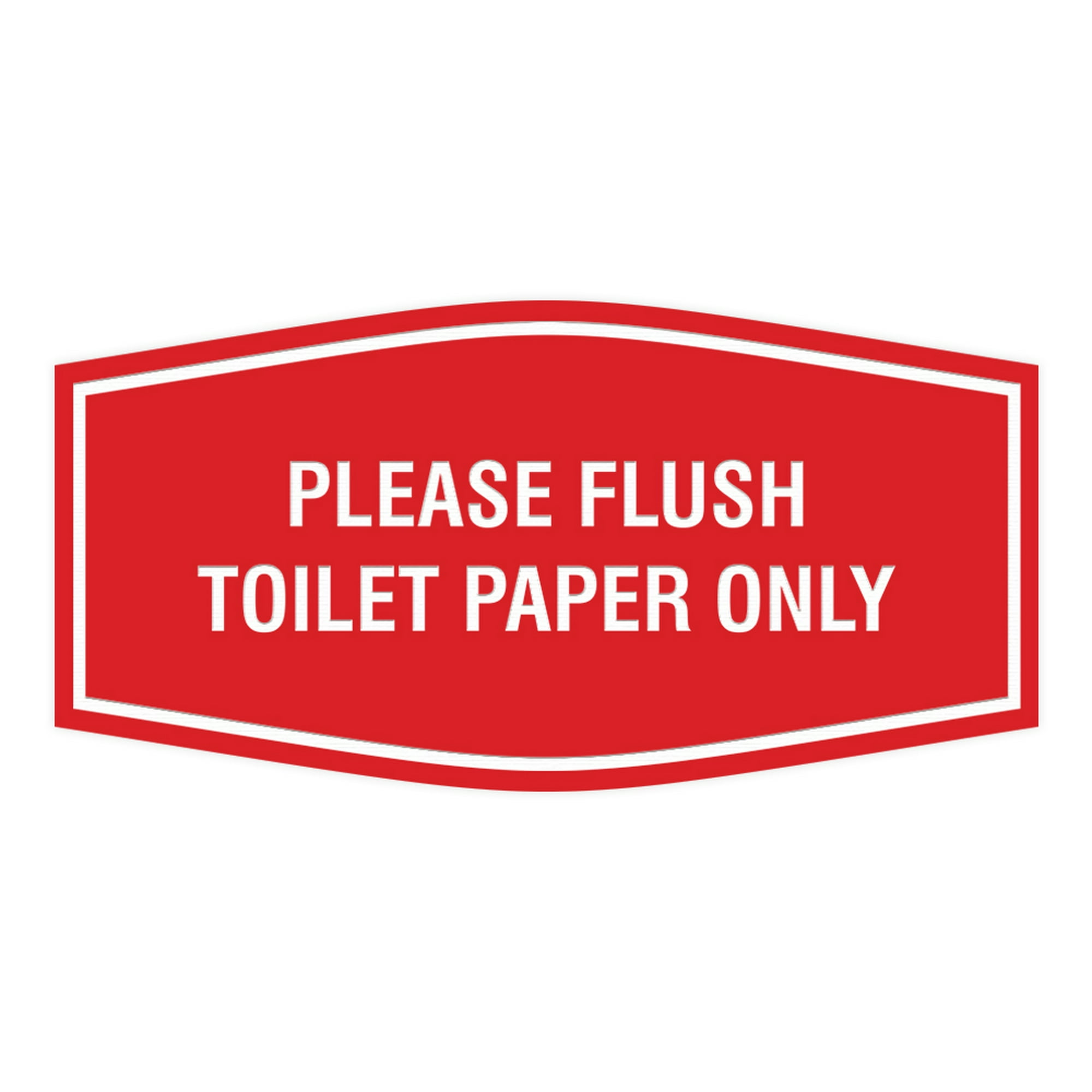 Flush Toilet Sign