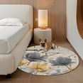 8ft Round Rug Spring Tulips Flower Area Rugs for Living Room Bedroom ...