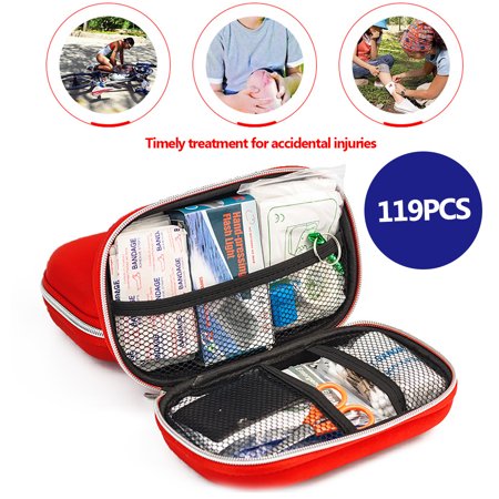 119Pcs Upgraded Survival Kit Outdoor Emergency Backpack SOS Survival Kit For Home Office Car ...