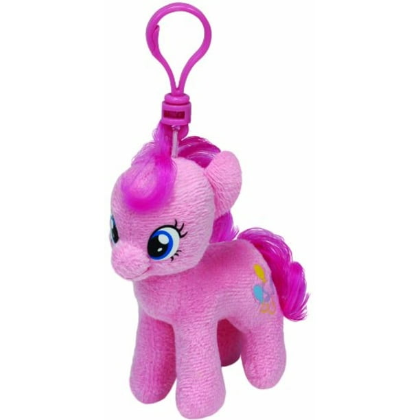 My Little Pony Beanie Babies Pinkie Pie Clip Plush - Walmart.com ...