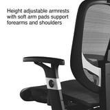 Union & Scale Flexfit Hyken Mesh Desk Task Chair with Rolling Base ...