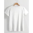 Black Plus Size Womens Loose Fit T-Shirt With Heart-Shaped Beach Sunset ...