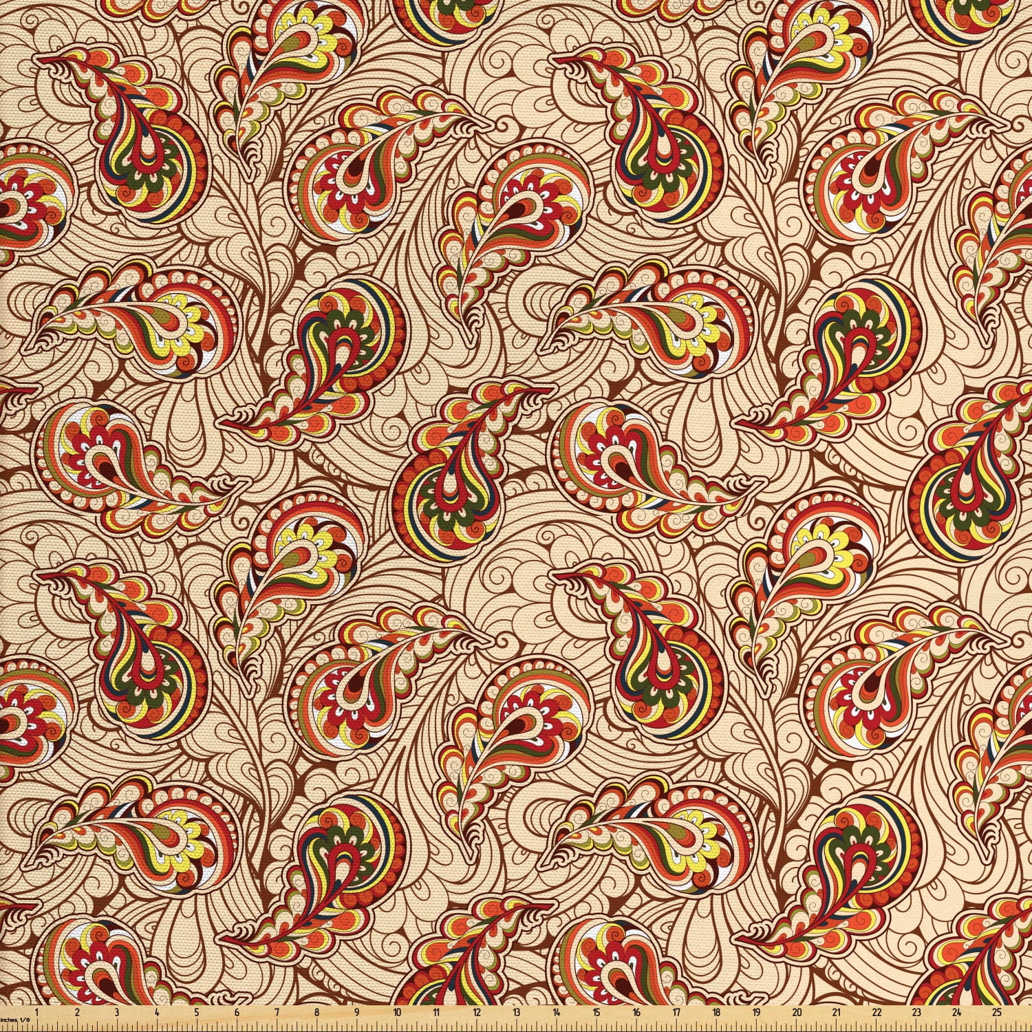 Paisley Sofa Fabric | Baci Living Room
