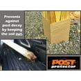 Post Protector 6 in. x 6 in. x 42 in. In-Ground Post Decay Protection ...