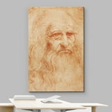 wall26 Canvas Print Wall Art Self Portrait by Leonardo da Vinci ...
