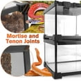 NEPTONION Mini Reptile Glass Terrarium 20'' x 12'' x 10'' For Reptile ...