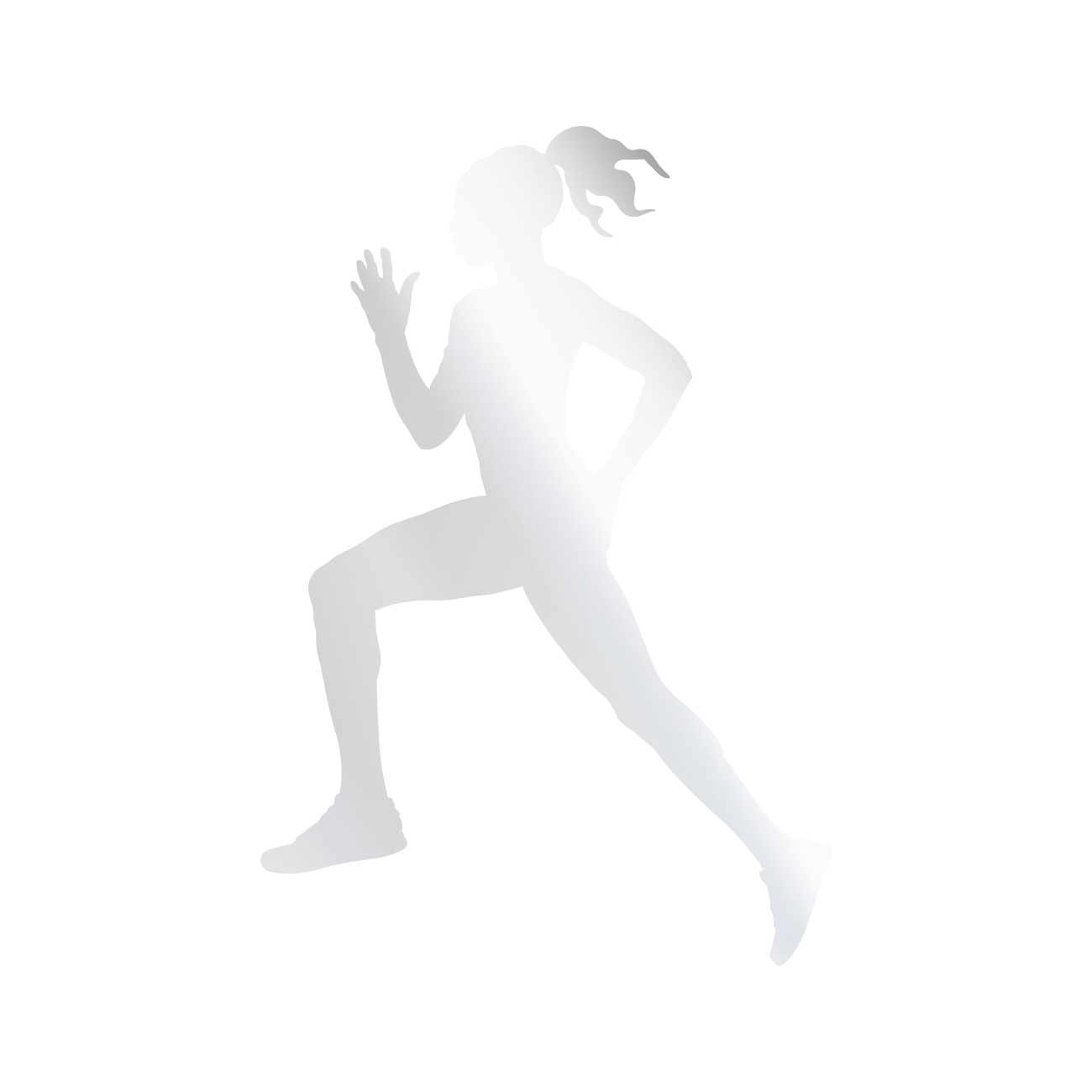 Girl Runner Sticker Decal Die Cut - Self Adhesive Vinyl - Weatherproof ...