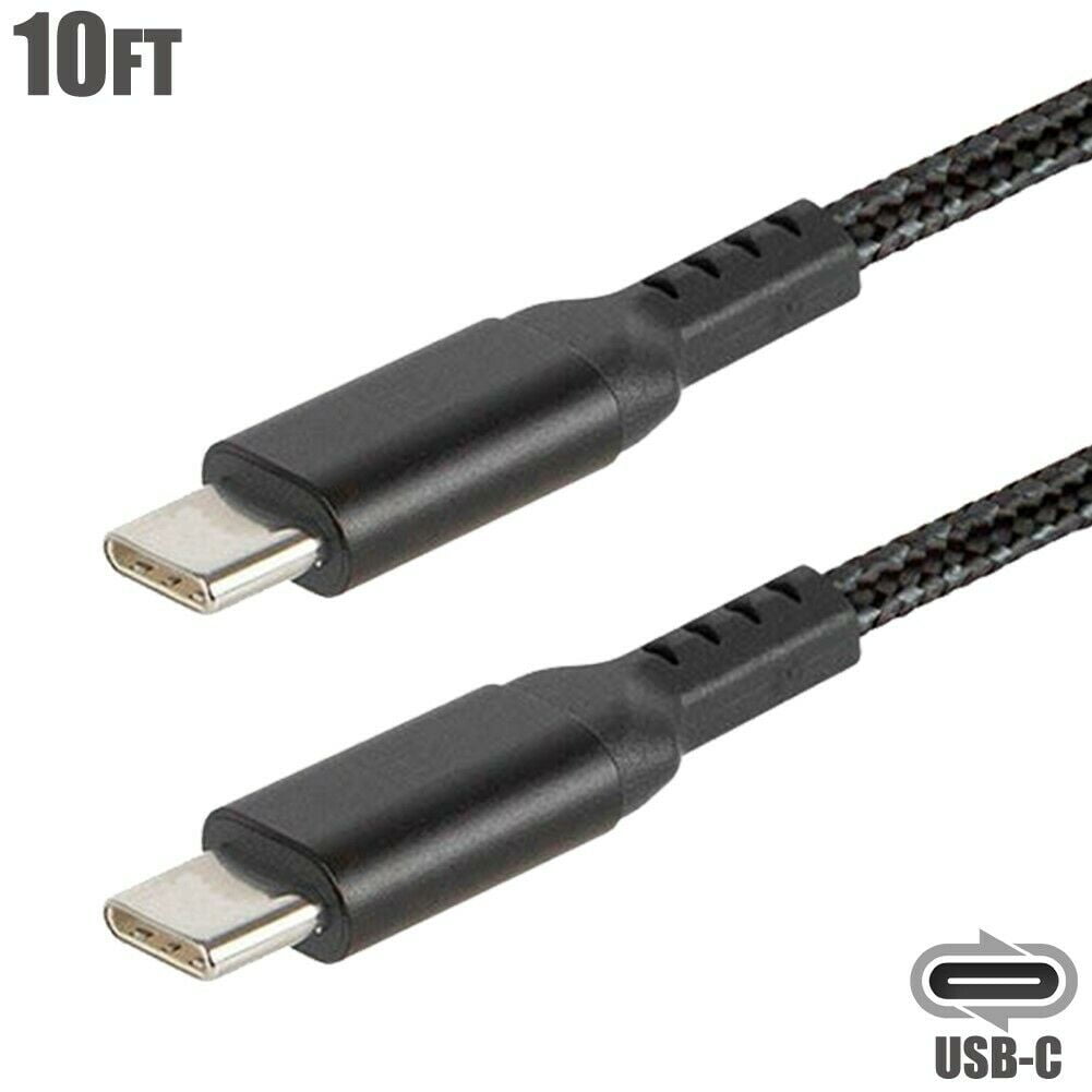 10ft Usb C Type C 2 0 Fast Charging Sync Data Cable Braided 3a Samsung