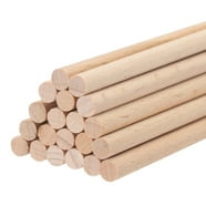 Wood Craft Dowel Sticks, Natural, 12-Inch, 10-Count - Walmart.com