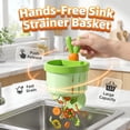 2 Pcs Cactus Sink Drain Strainer, Kitchen Sink Drain Basket with Press ...