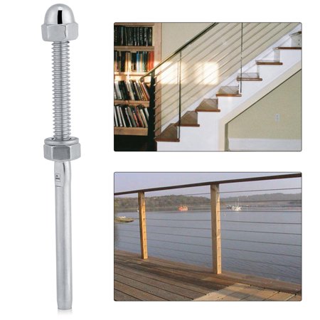 Rdeghly 10pcs Stainless Steel Threaded Tensioner Stud Ends for 1/8 ...