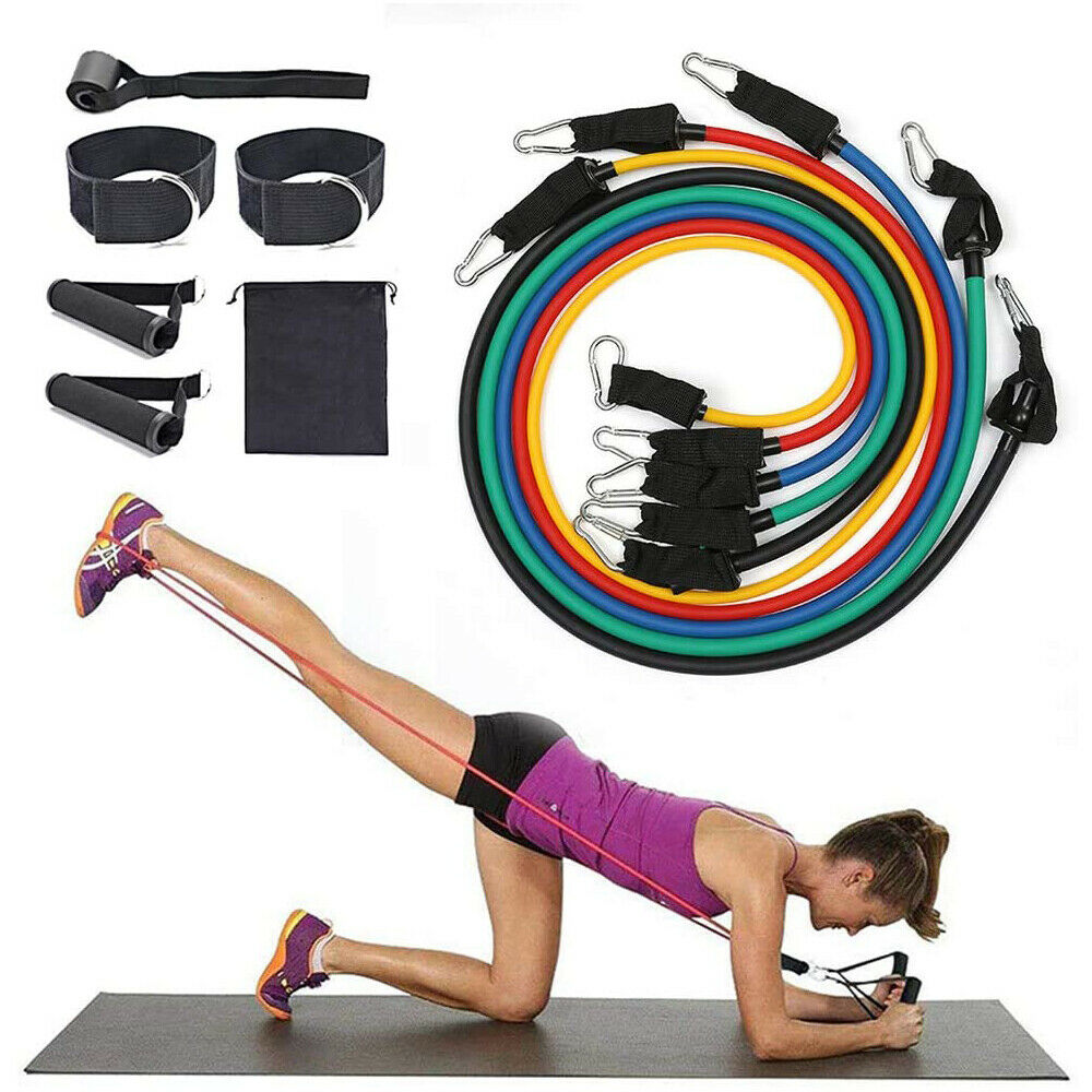 Aptoco 11 Pcs Set Resistance Bands Exercise Band Set For Home Aptoco 11 Pcs Set Resistance Bands Exercise Band Set For Home