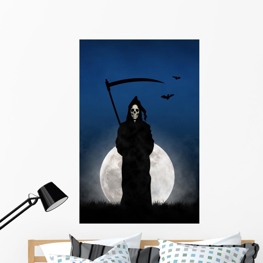 Grim Reaper Wall Mural by Wallmonkeys Peel and Stick Graphic (48 in H x ...