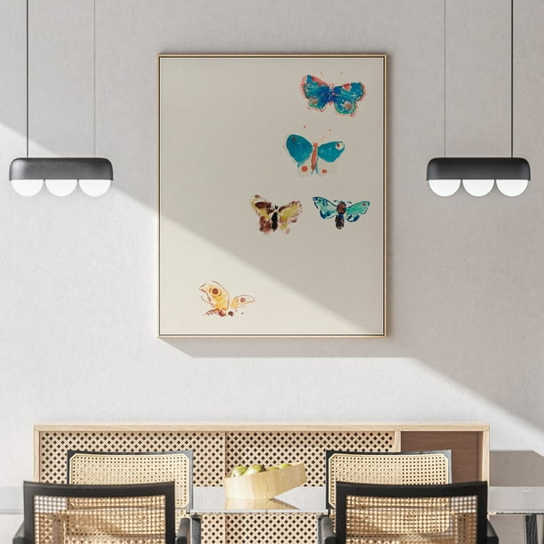 Five Butterflies - 1912 | Odilon Redon | Premium Fine Art Print | 19th ...