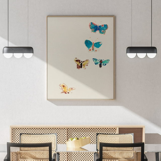 Five Butterflies - 1912 | Odilon Redon | Premium Fine Art Print | 19th ...
