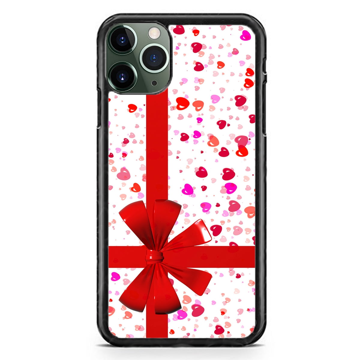 Holiday Spirit Christmas Bow Gift Case Slim Shockproof Hard Rubber ...