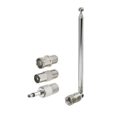 Eightwood FM Antenna FM Telescopic Antenna Kit 75 Unbal F Type ...