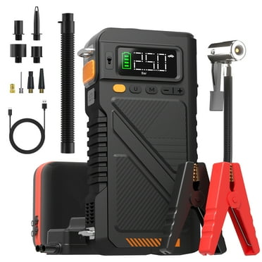 Stanley Fatmax 1000 Peak Amp Portable Jump Starter with Air Compressor ...