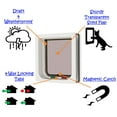 Cat Mate 4-Way Locking Cat Door, Weather-Resistant Magnetic Pet Door ...