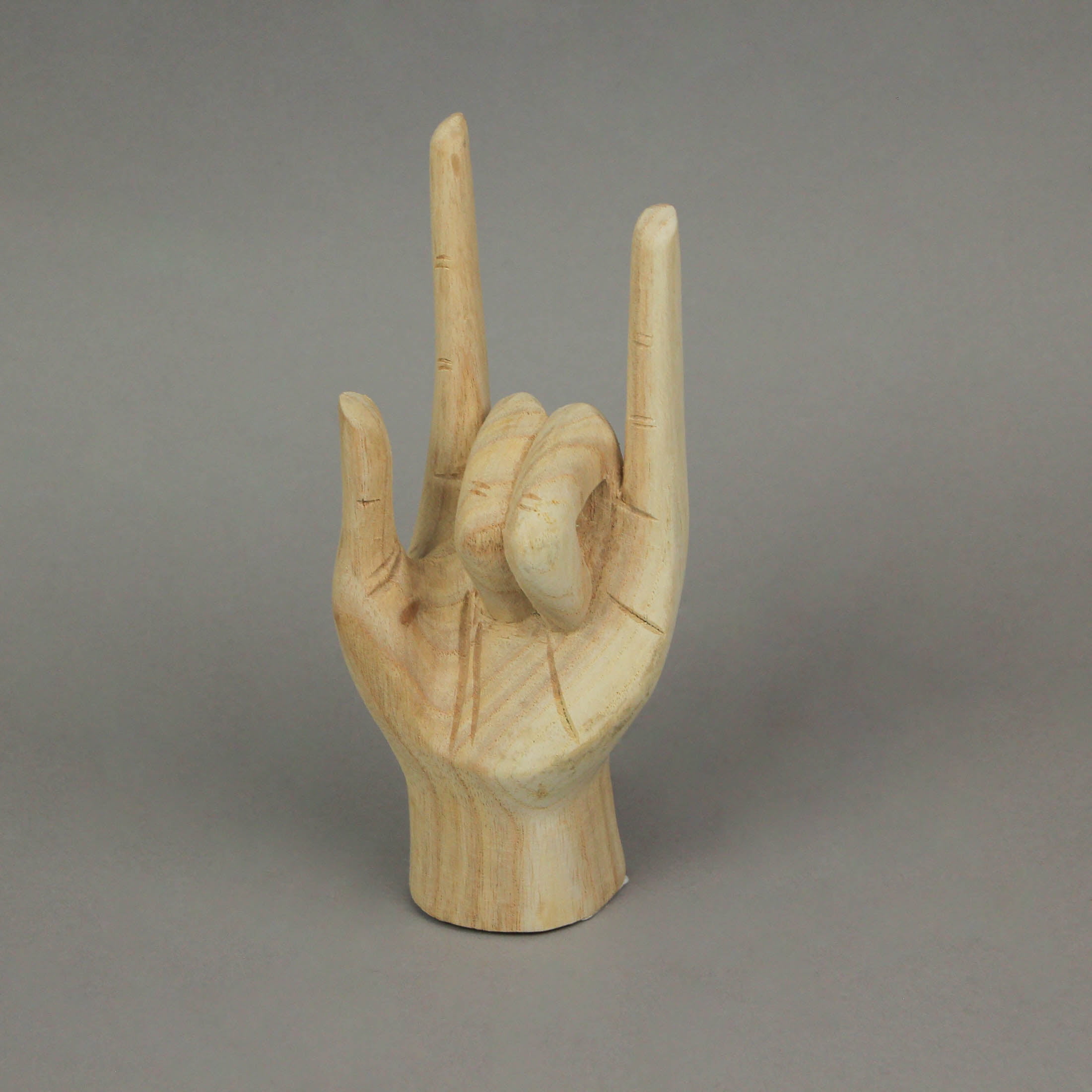 Buy Zeckos Carved Wood Sign Language I Love You Hand Gesture Statue ...