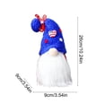 4th of July Patriotic Gnome Decor, Red White Blue Faceless Doll ...