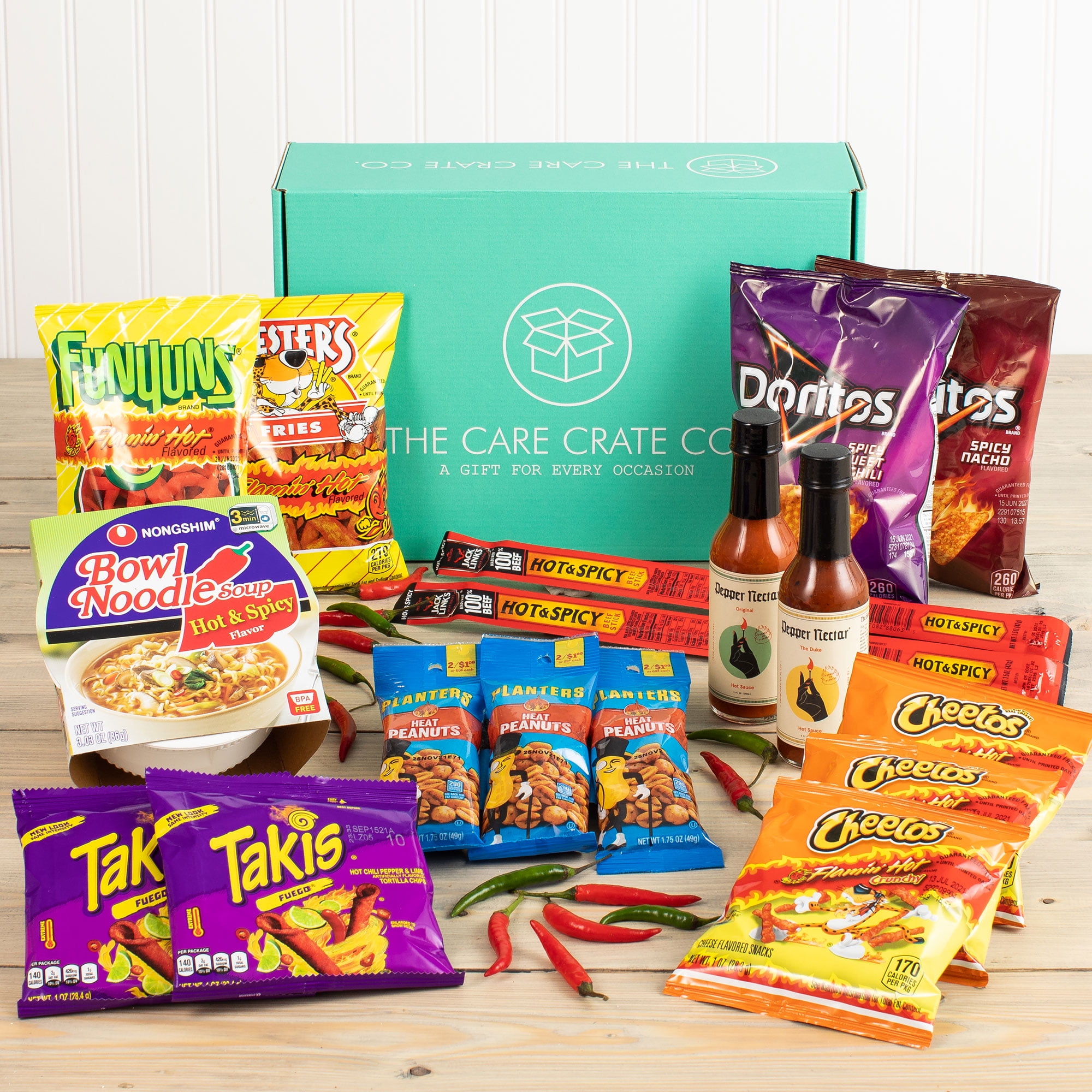 Spicy Snack Box (Variety Pack of 17 Bold Foods) Flamin’ Hot Cheetos ...