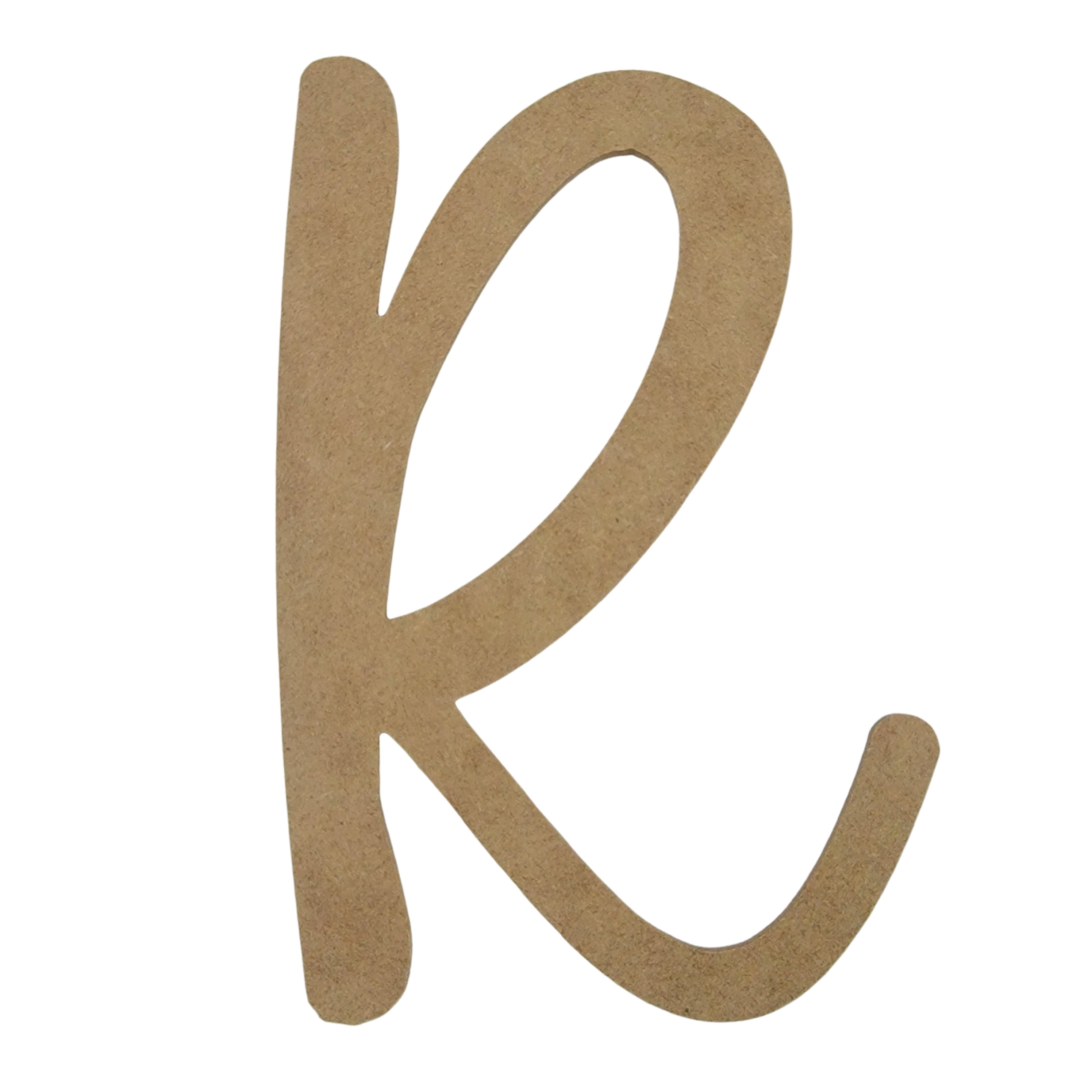 Wooden Letter Unfinished, Colleen Font, Craft Cutout - Walmart.com